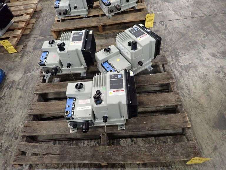 Lot of (3) Allen-Bradley Control Modules with Bases - Yellow Tag Auctions