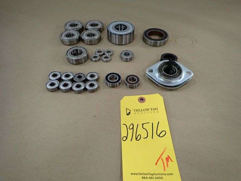 Lot of (23) Assorted Bearings - Yellow Tag Auctions