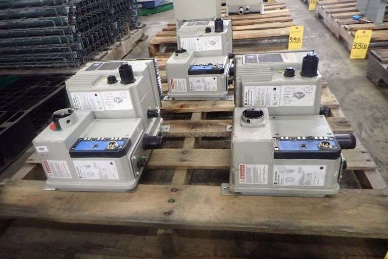 Lot of (3) Allen-Bradley Armorstart Control Modules with Bases - Yellow ...