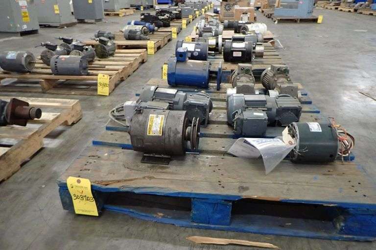 Lot of (7) Assorted Motors - Yellow Tag Auctions