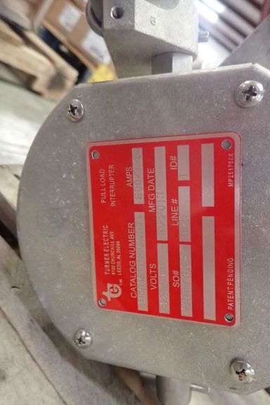 Lot of (3) Turner Electric Full Load Interrupters - Yellow Tag Auctions