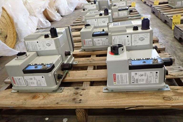 Lot of (3) Allen-Bradley Armorstart Control Modules with Bases - Yellow ...