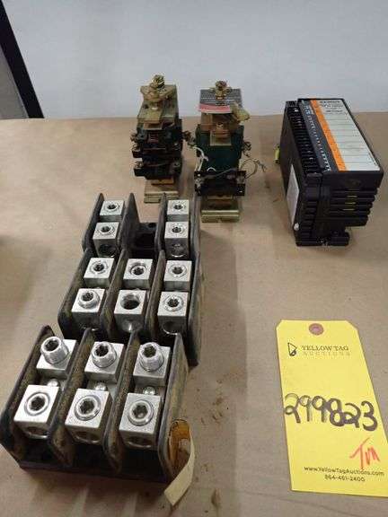 Lot of (6) Assorted Distribution Blocks, Block Module and Ground Fault ...