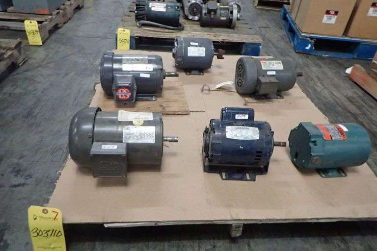 Lot of (6) Assorted Motors - Yellow Tag Auctions