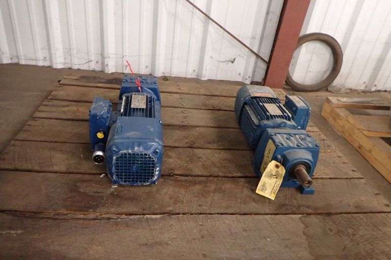 Lot of (2) Sew-Eurodrive Gear Motors - Yellow Tag Auctions