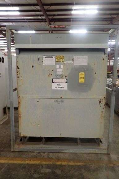 500 KVA Skid Mounted Transformer - Yellow Tag Auctions