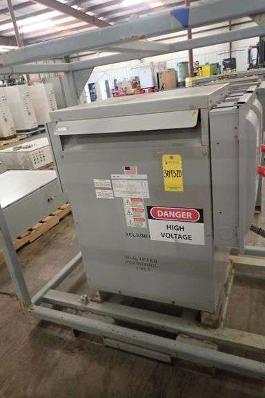 Federal Pacific 100 KVA Skid Mounted Transformer with (2) Switches ...