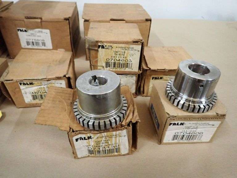 Lot of (13) Assorted Falk Cover Grids with Hubs - Yellow Tag Auctions