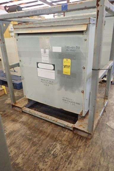 GTE Sylvania 150 KVA Skid Mounted Transformer - Yellow Tag Auctions