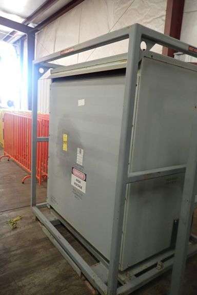 600 KVA Transformer - Yellow Tag Auctions