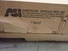 Lot of (2) ASI Waste Receptacles - Yellow Tag Auctions