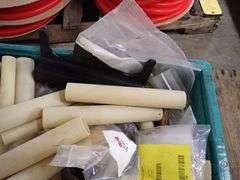 Lot of Plastic Tubes, Hardware and Belts - Yellow Tag Auctions
