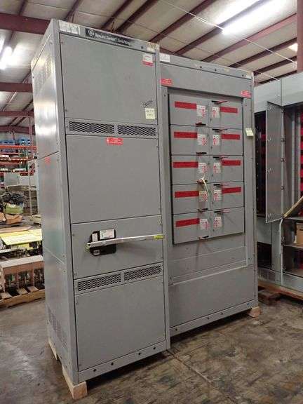 GE Spectra Series Switchboard with Fusible Switch Units - Yellow Tag ...