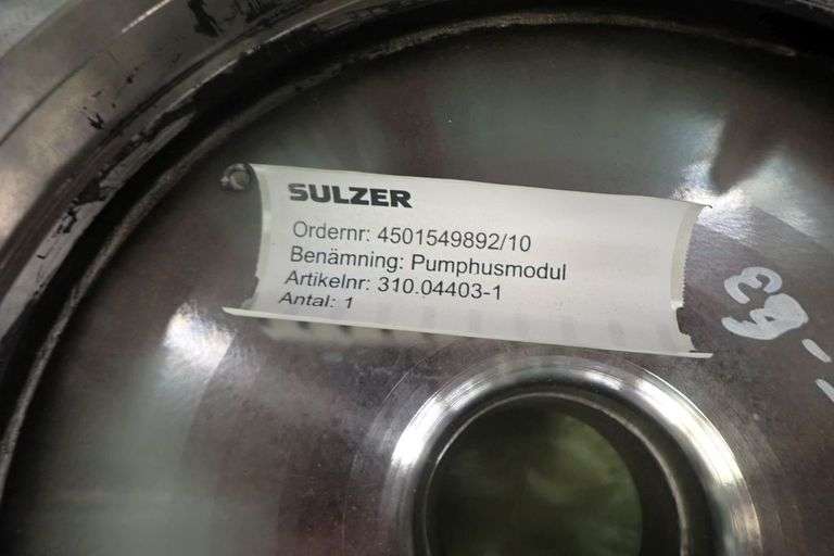 Sulzer Valve for Submersible Pump - Yellow Tag Auctions