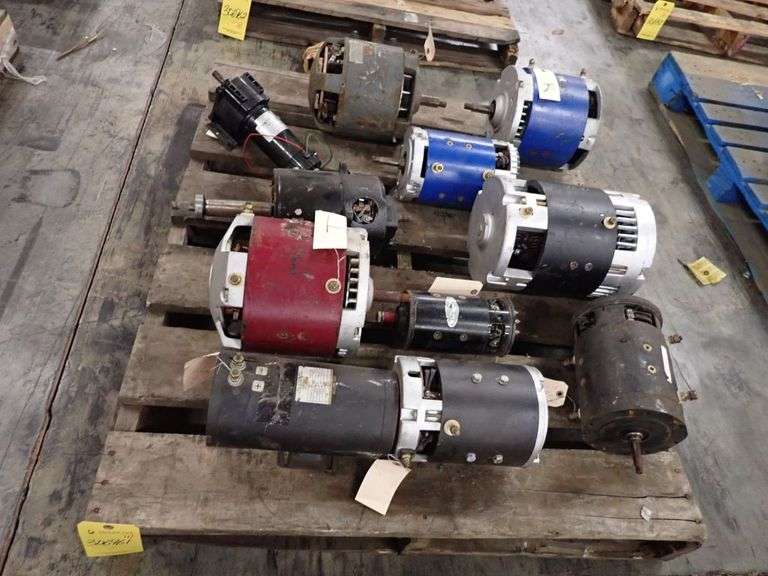 Lot of (9) Assorted Motors - Yellow Tag Auctions