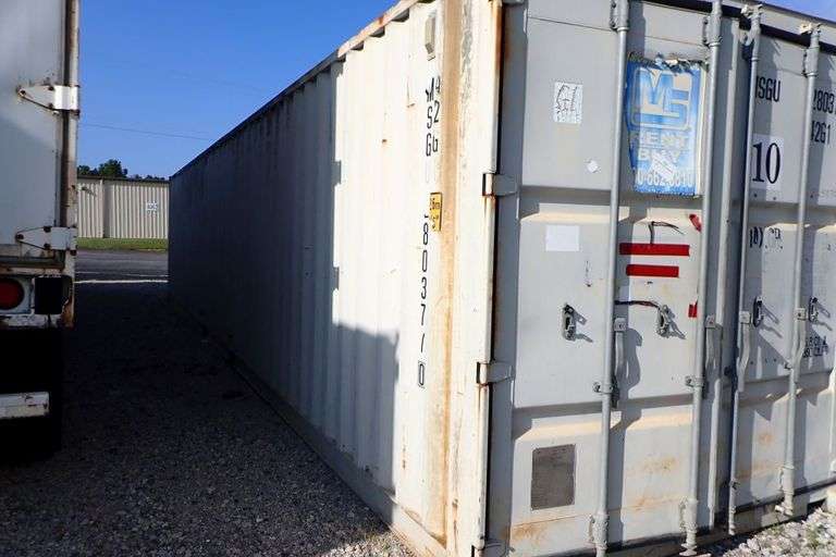 Mobile Storage Group 42' Shipping Container - Yellow Tag Auctions