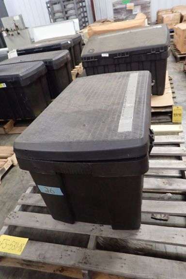 Contico Pro Tuff Bin with Assorted Supplies - Yellow Tag Auctions