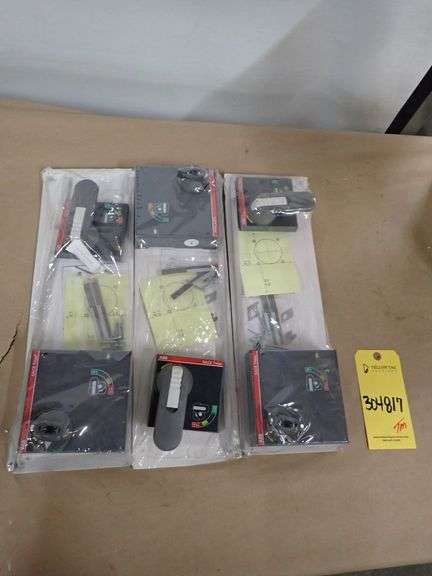 Lot of (3) ABB Rotary Handle Operating Mechanism Door Mounted ...
