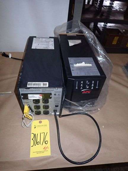 Lot of (2) APC Smart UPS - Yellow Tag Auctions