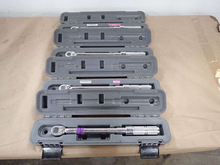 Lot of (4) Proto Torque Wrenches - Yellow Tag Auctions