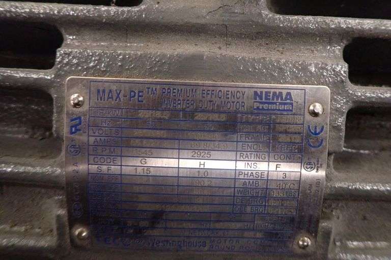 Teco Westinghouse Motor - Yellow Tag Auctions