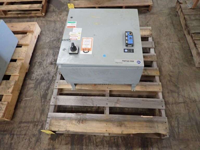 Hoffman/Allen Bradley Industrial Control Panel - Yellow Tag Auctions