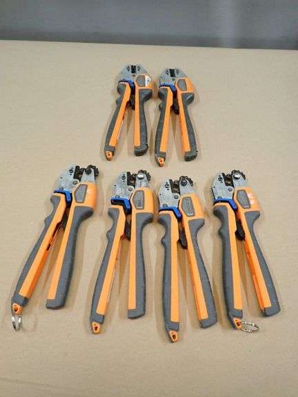 Lot of (6) Assorted Crimpers - Yellow Tag Auctions