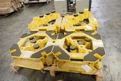 Lot of (10) Garlock Safety Systems Guardrail Bases - Yellow Tag Auctions