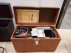 Lot of (2) Megger Insulation Testers with Cables, Lead and Case ...
