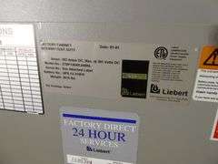 Liebert Battery Cabinet - Yellow Tag Auctions