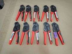 Lot of (10) Burndy Ferrule Crimpers - Yellow Tag Auctions