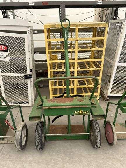 Saf T Cart Welding Tank Cart - Yellow Tag Auctions