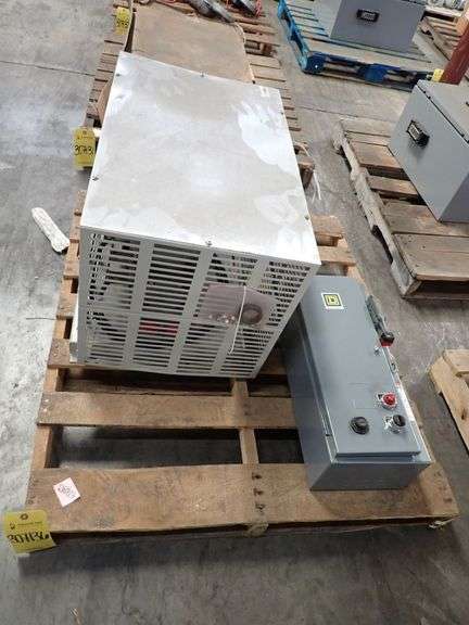 Square D Disconnect/Breaker with Resistor Load Bank - Yellow Tag Auctions