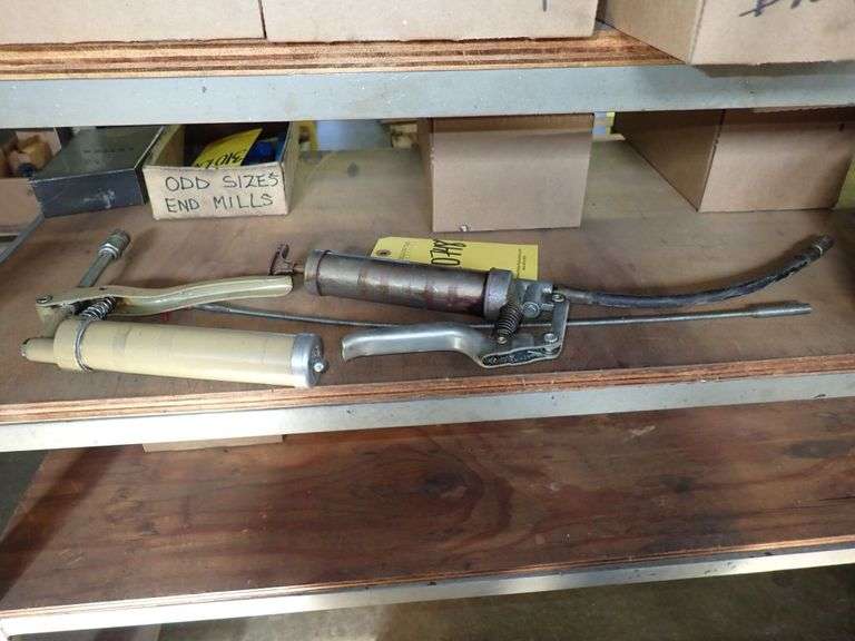 Lot of (2) Grease Guns - Yellow Tag Auctions