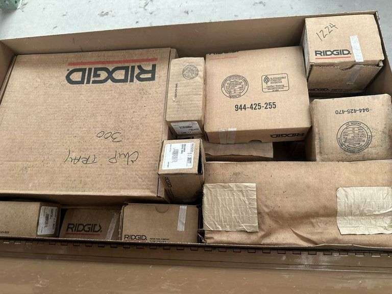 Lot of (2) Assorted Job Boxes with Contents - Yellow Tag Auctions