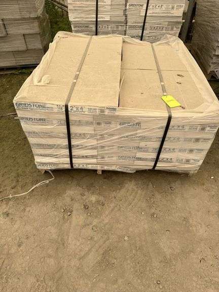 Lot of Gridstone 1/2" X 2' X 4' Fire Shield Ceiling Panels - Yellow Tag ...