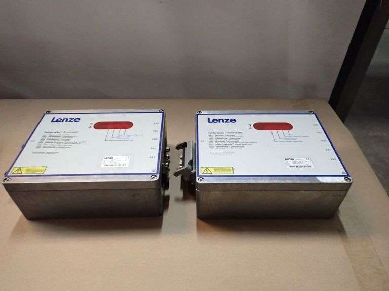 Lot of (2) Lenze Overhead Control Unit - Yellow Tag Auctions