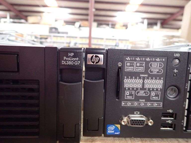 Lot of (2) HP Proliant Servers - Yellow Tag Auctions