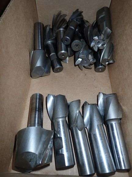 Lot of Assorted End Mills - Yellow Tag Auctions