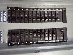 Square D Panelboard with Circuit Breakers - Yellow Tag Auctions