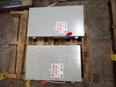 Lot of (2) Eaton 200A General Duty Safety Switches - Yellow Tag Auctions