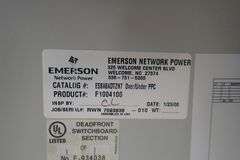 Emerson Electrical Enclosure Includes Circuit Breakers - Yellow Tag ...