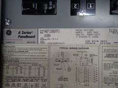 GE A Series Panelboard - Yellow Tag Auctions