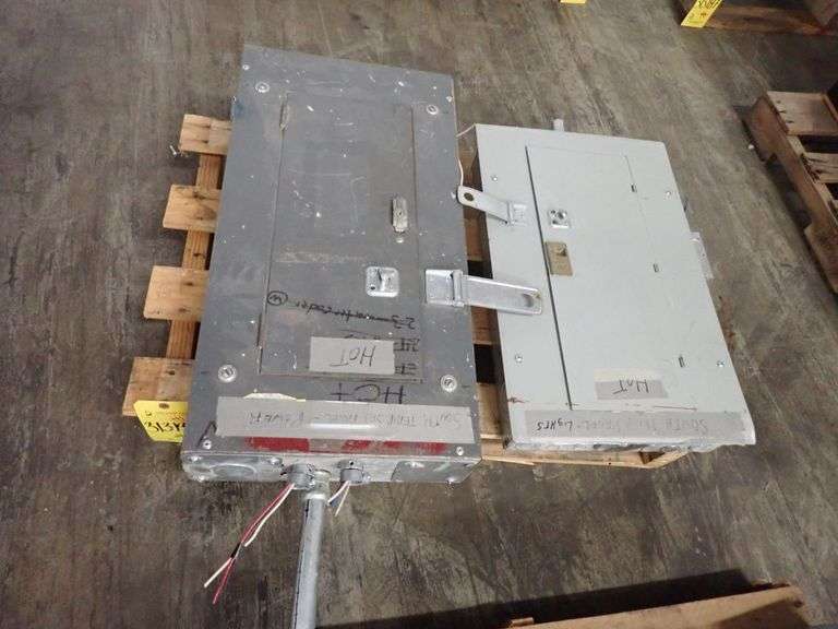 ITE Panelboard and GE Load Center with Circuit Breakers - Yellow Tag ...
