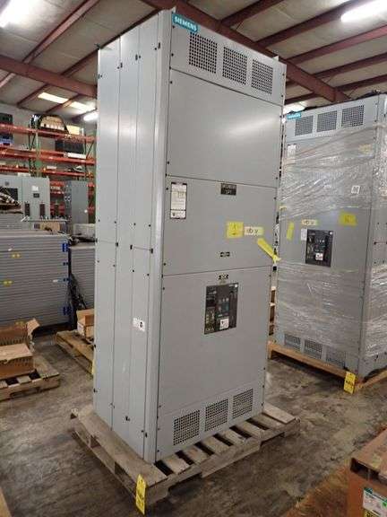 Siemens Switchboard with Integrated Cubicle Bus Breaker - Yellow Tag ...