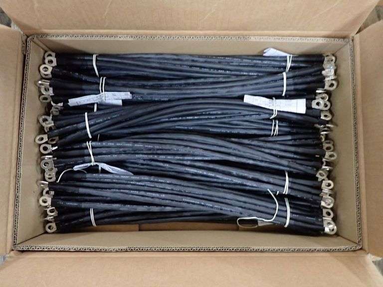 Lot of (4) Boxes of Wire Harnesses and Power Cables - Yellow Tag Auctions