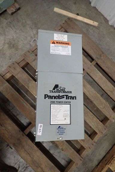 Acme 10 KVA Transformer Panel - Yellow Tag Auctions