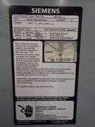 Siemens Switchboard with Integrated Cubicle Bus Breaker - Yellow Tag ...