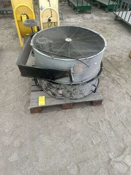 Lot of (2) Air Master Rolling Fans - Yellow Tag Auctions