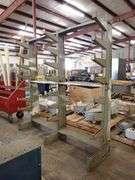 Lyon Cantilever 8-Shelf Rack - Yellow Tag Auctions